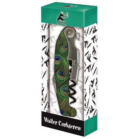 Peacock Waiters Corkscrew - Cork Pops Shop